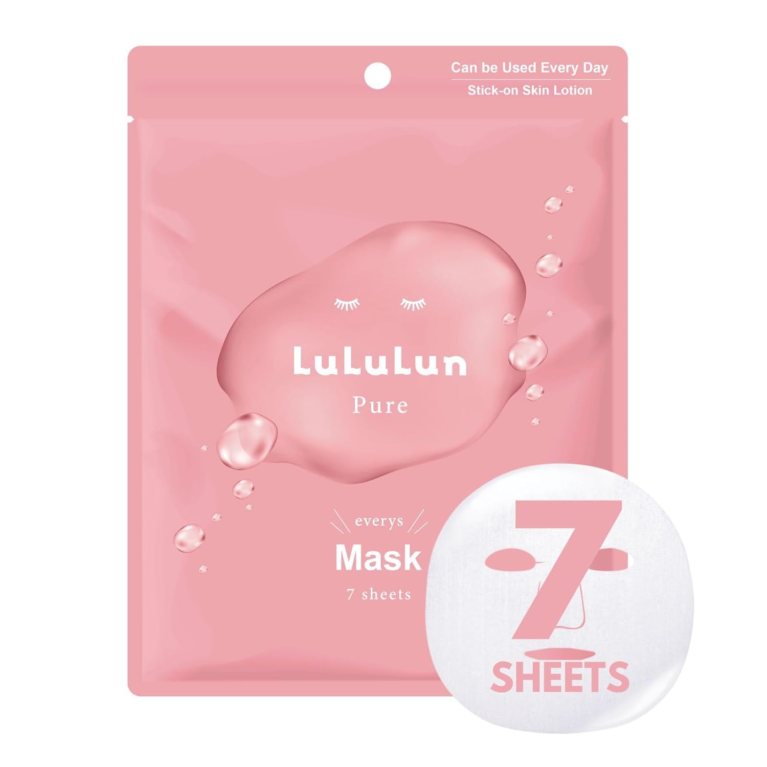 Lululun Pure A Breath Face Mask - 7 Sheet Masks – Blush Me